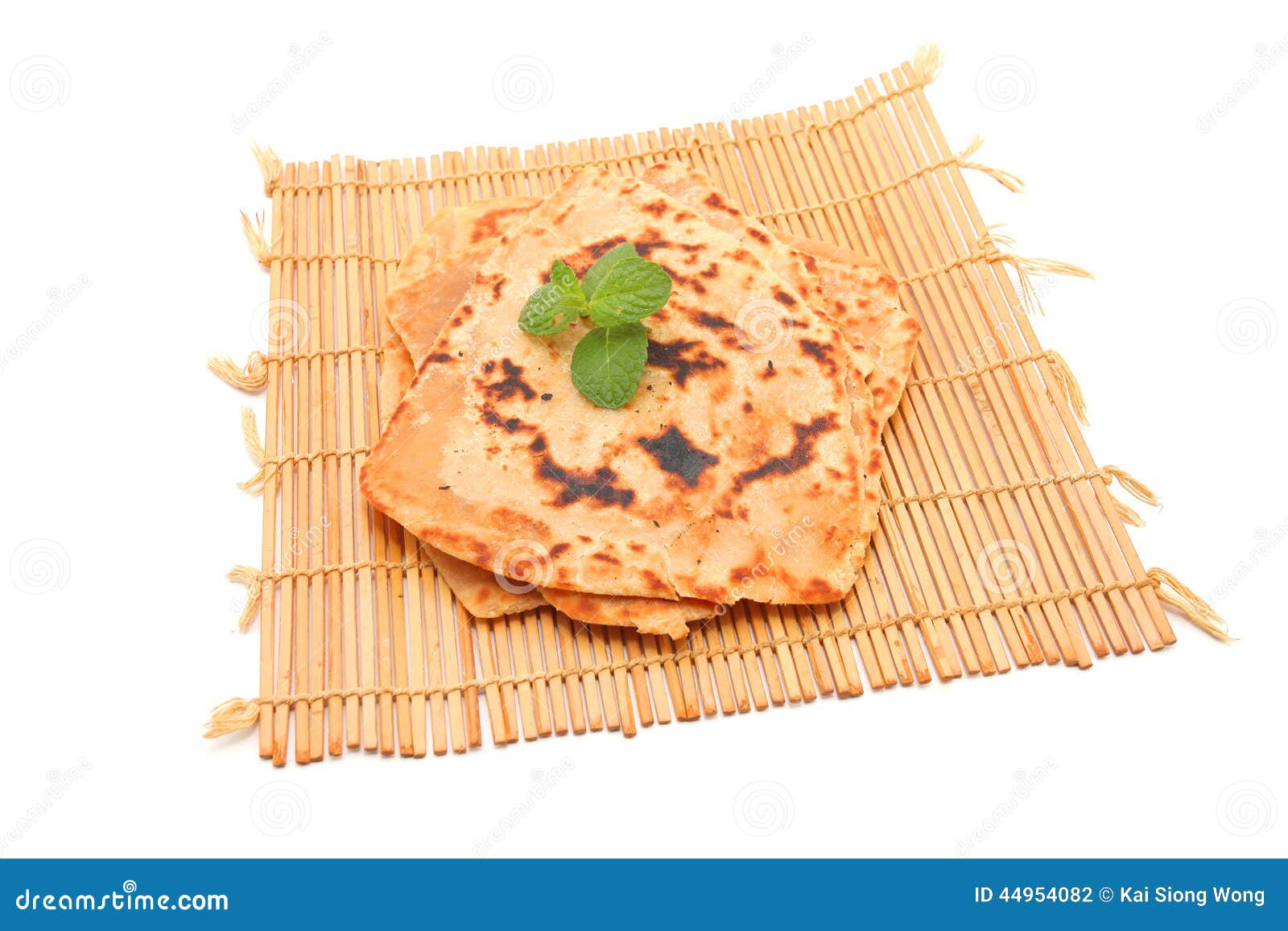 Roti Paratha stock photo. Image of fluffy, naan, meal - 44954082