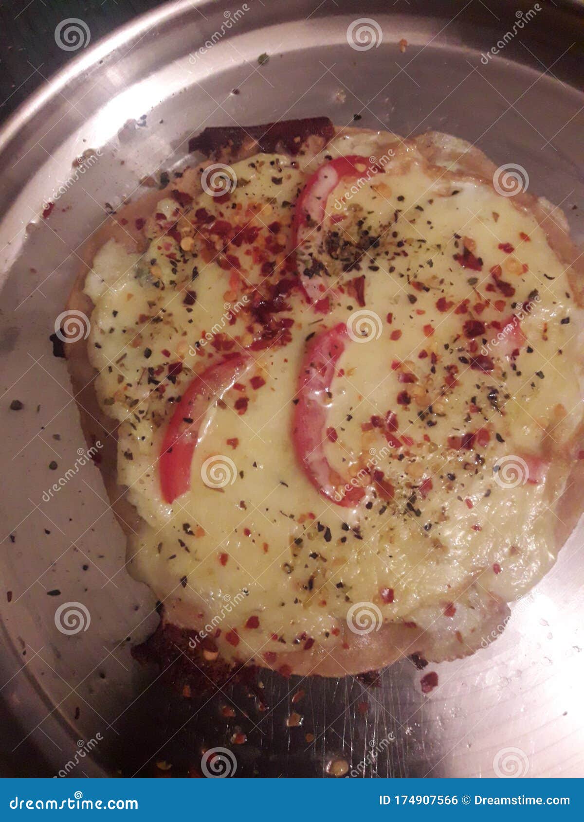 Roti pizza stock photo. Image of roti, homemade, enjoying - 174907566