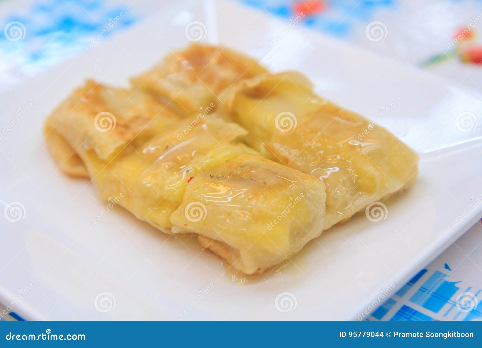 Roti Roll with Banana Inside Stock Photo - Image of vegetarian, chapati ...