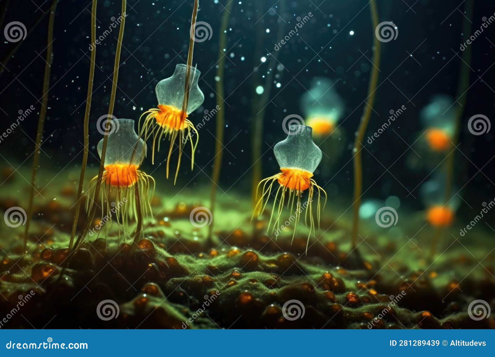 Rotifers Feeding On Microscopic Particles Stock Image | CartoonDealer ...