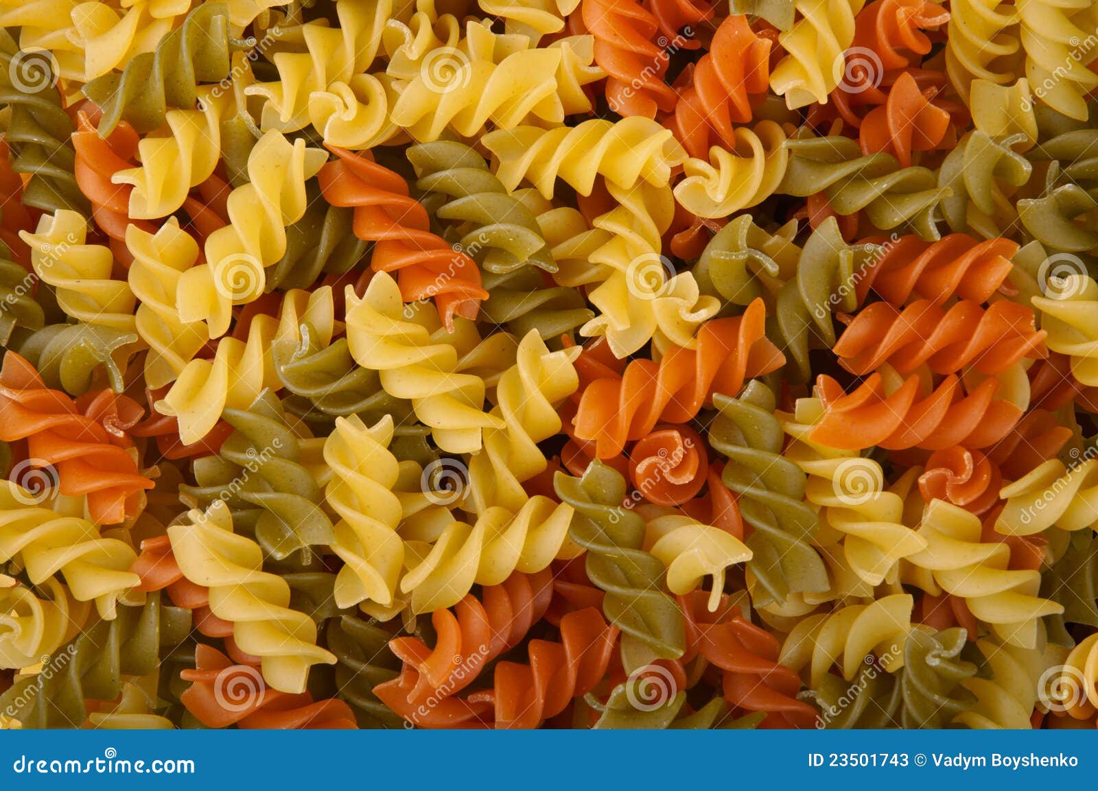 Rotini Pasta stock image. Image of cuisine, product, orange - 23501743
