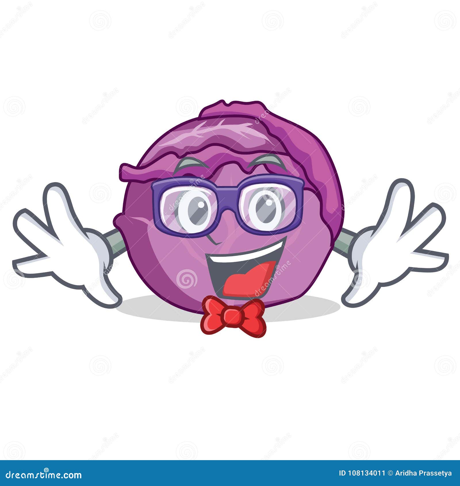 Rotkohl-Charakterkarikatur Des Aussenseiters Vektor Abbildung ...