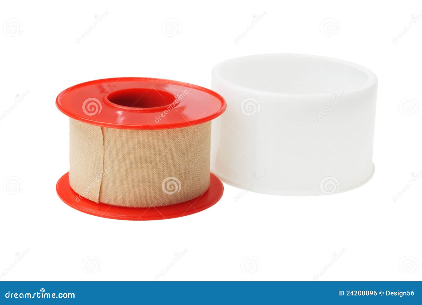 Rotolo Del Nastro Adesivo Medico Fotografia Stock - Immagine di tessuto ...