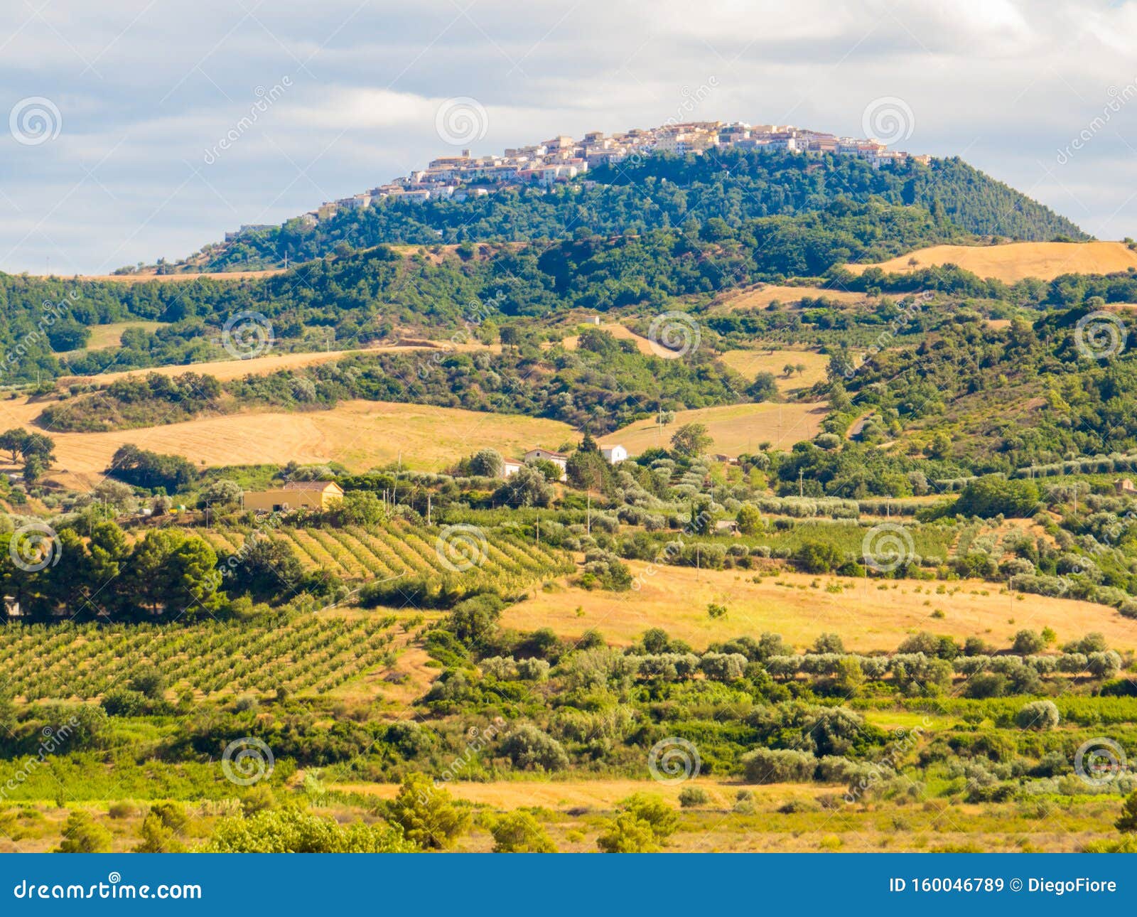 Rotondella, Basilicata, Southern Italy Stock Image - Image of land ...