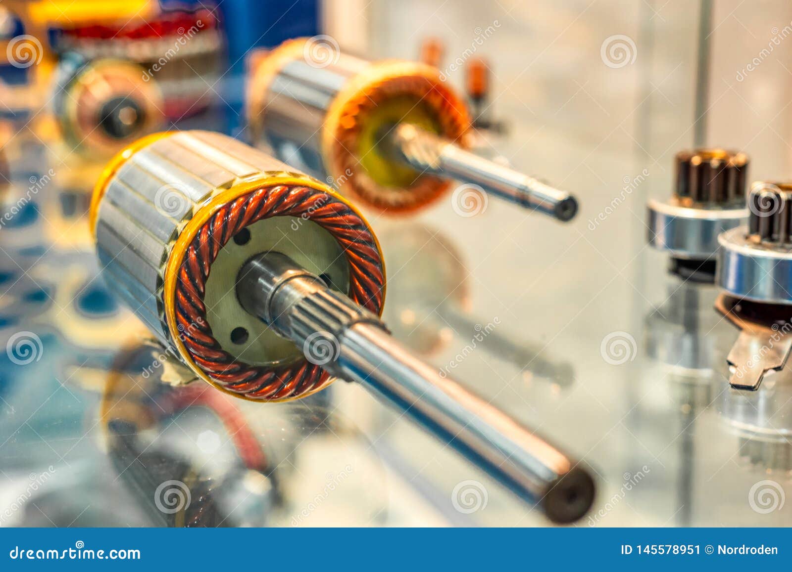 Rotor Automotive Generator. Stock Image - Image of steel, vehicle ...