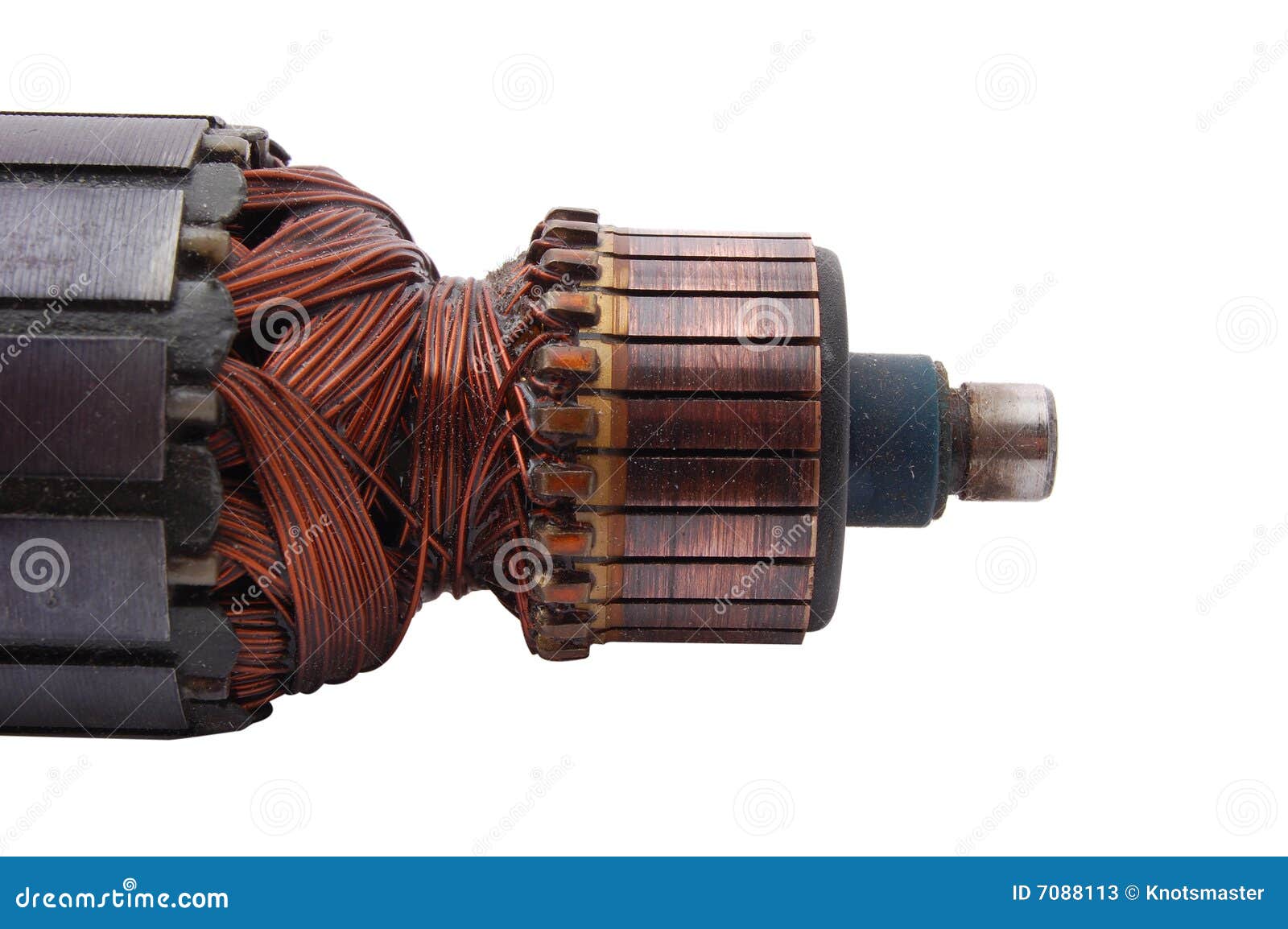 Rotor de moteur électrique image stock. Image du magnétique - 7088113