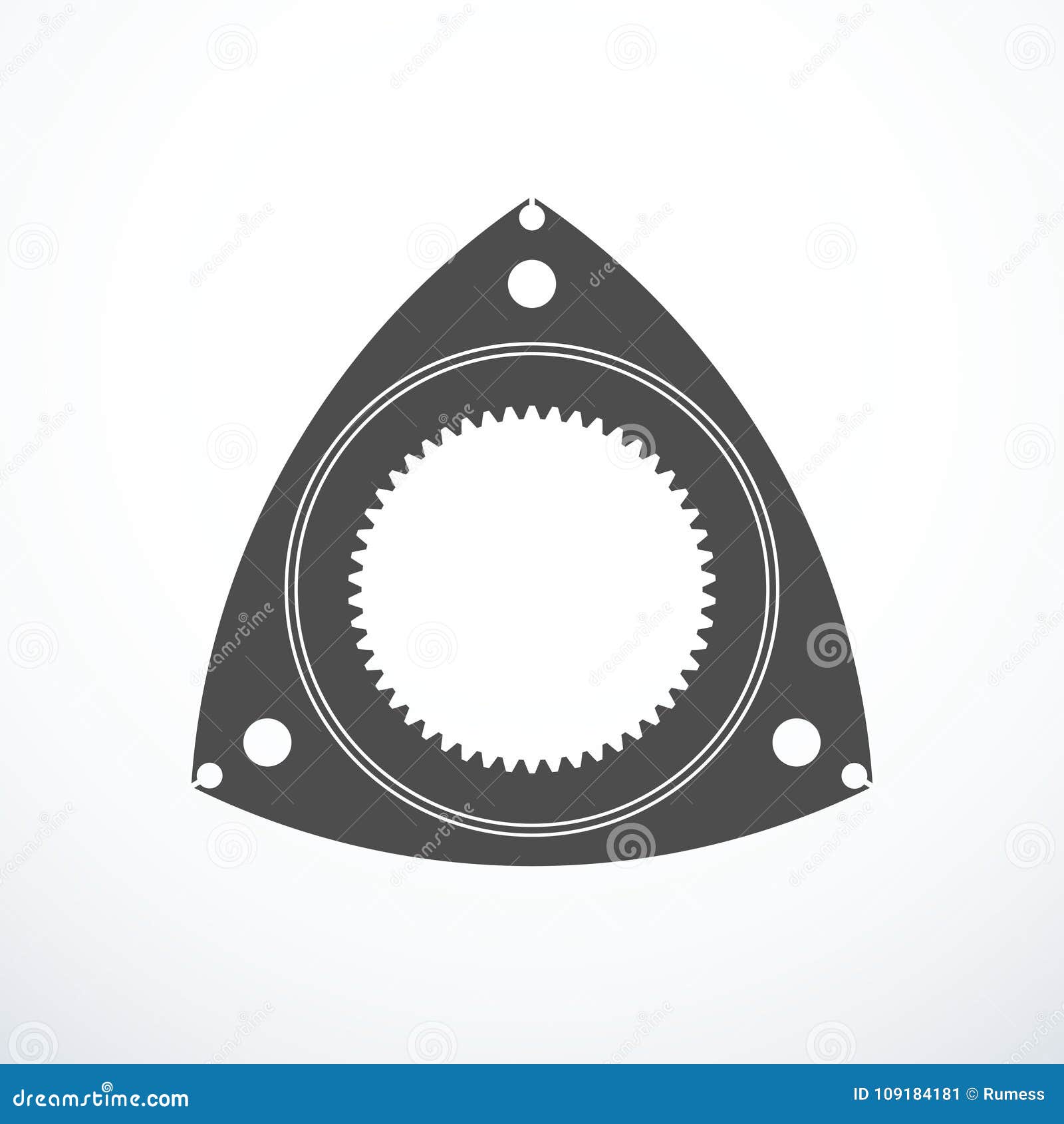 Rotor Del Motor De Wankel Rotatorio Ilustración Del Vector Ilustración ...