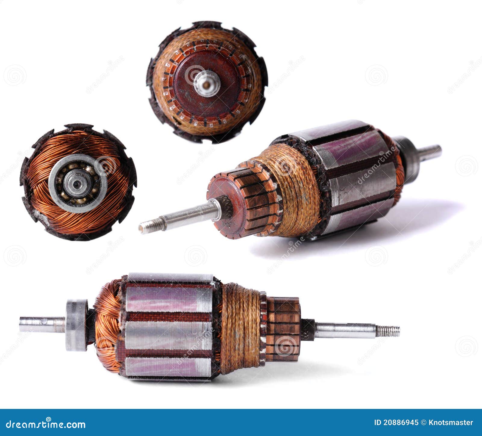 Rotor del motor eléctrico imagen de archivo. Imagen de estructura ...