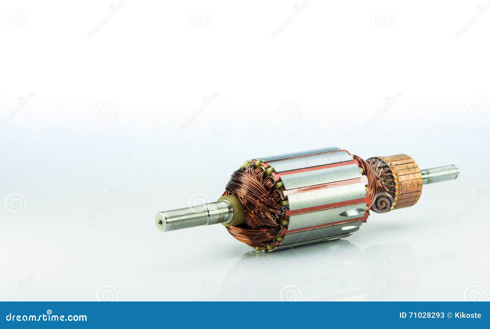 The Rotor of the Electric Motor Stock Image - Image of machine, metal ...