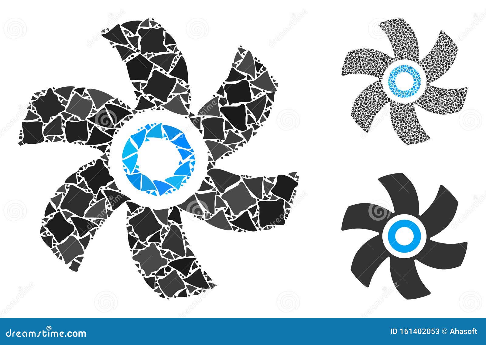 Rotor Composition Icon of Tremulant Parts Stock Vector - Illustration ...