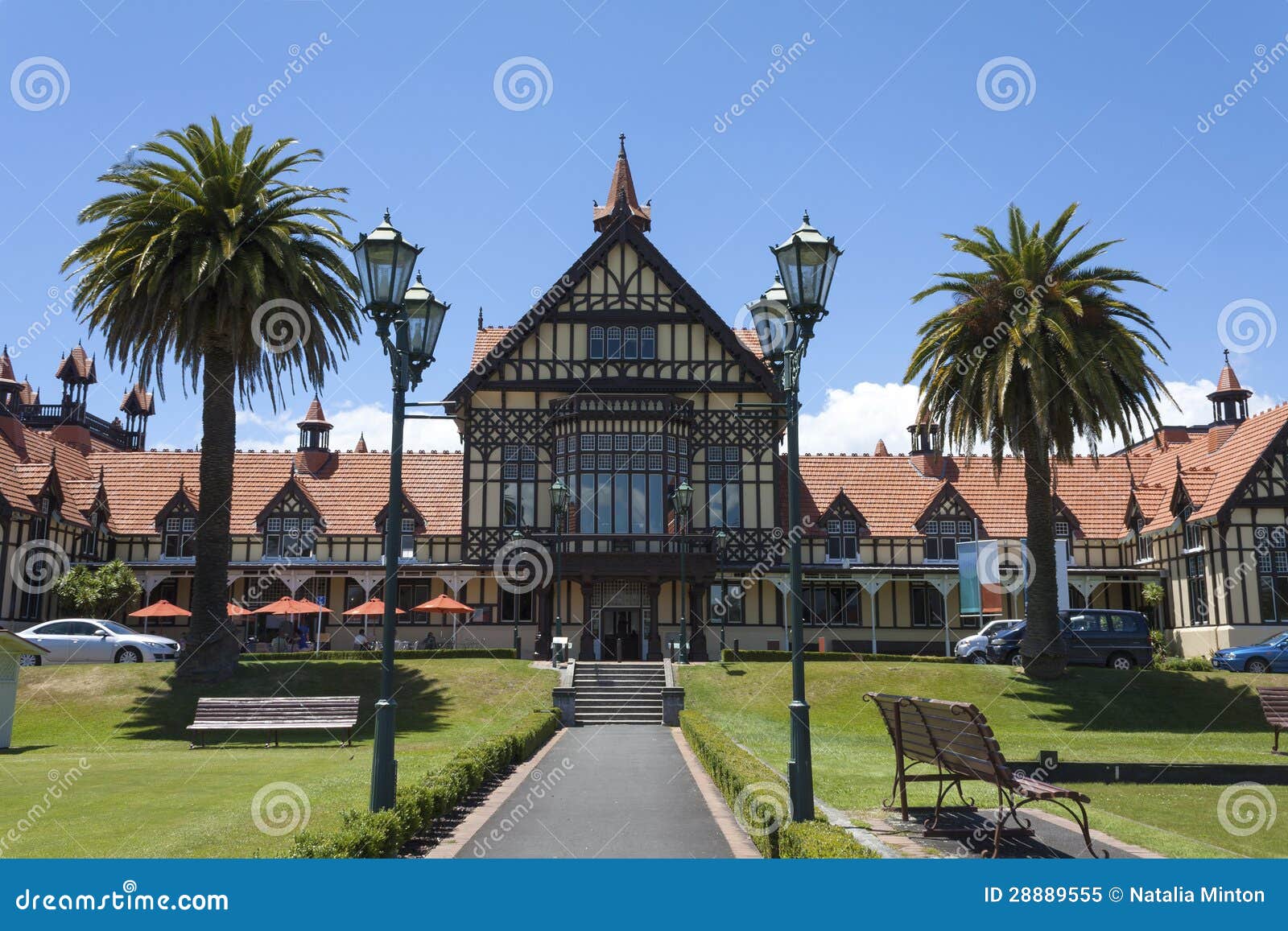 Rotorua-Museum, Neuseeland stockbild. Bild von rücksortierung - 28889555