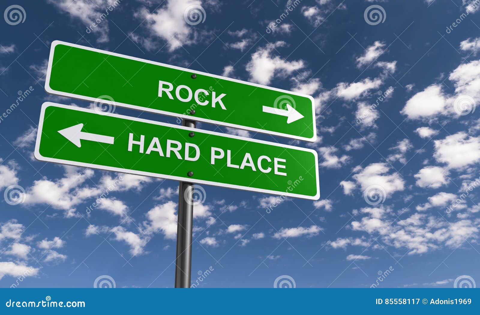 Rots en een Harde Plaats stock afbeelding. Image of kleuren - 85558117