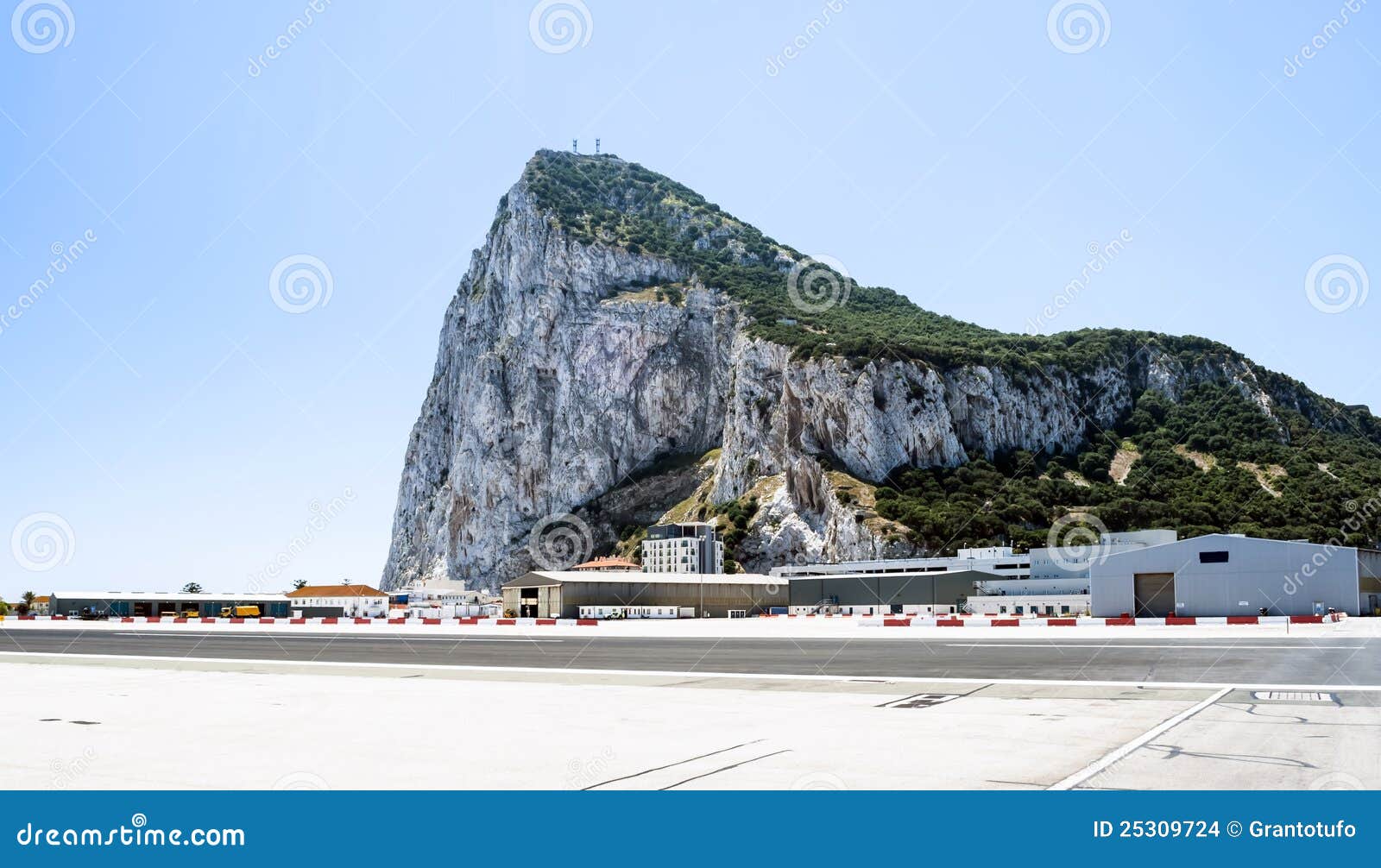 Rots van Gibraltar stock foto. Image of toerisme, gebouw - 25309724