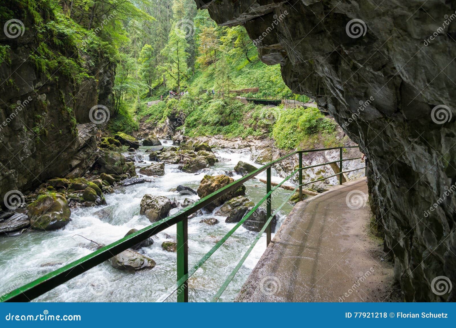 Rotsen in Het Ravijn Breitachklamm Oberstdorf, Duitsland Stock Foto ...