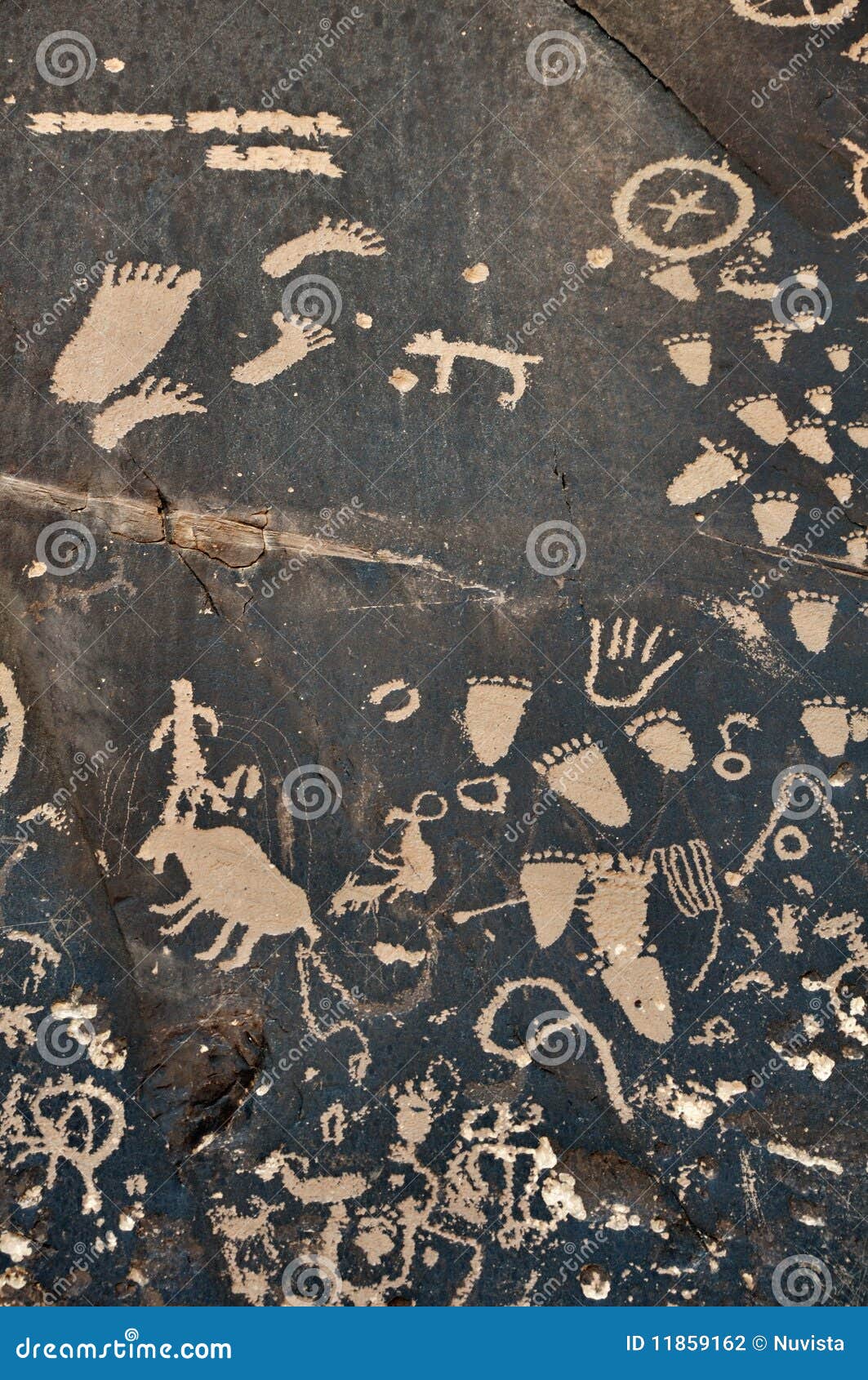 Rotstekening op Rots stock foto. Image of naturalness - 11859162