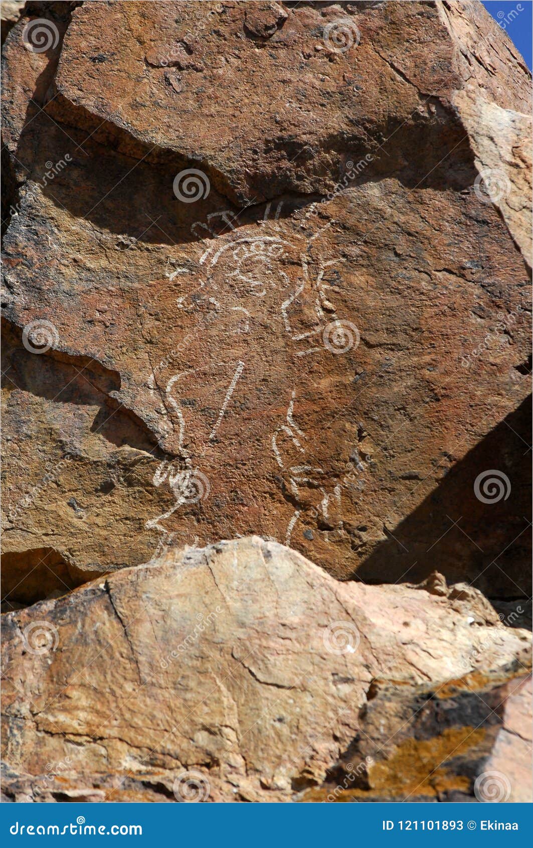 Rotstekeningen stock afbeelding. Image of nieuw, rotstekening - 121101893