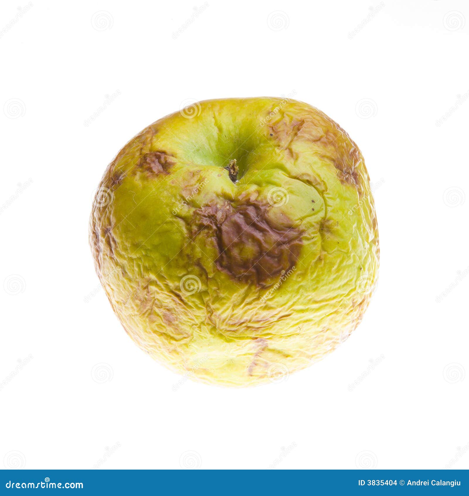 Rotte appel stock foto. Image of bederf, rimpel, geïsoleerd - 3835404