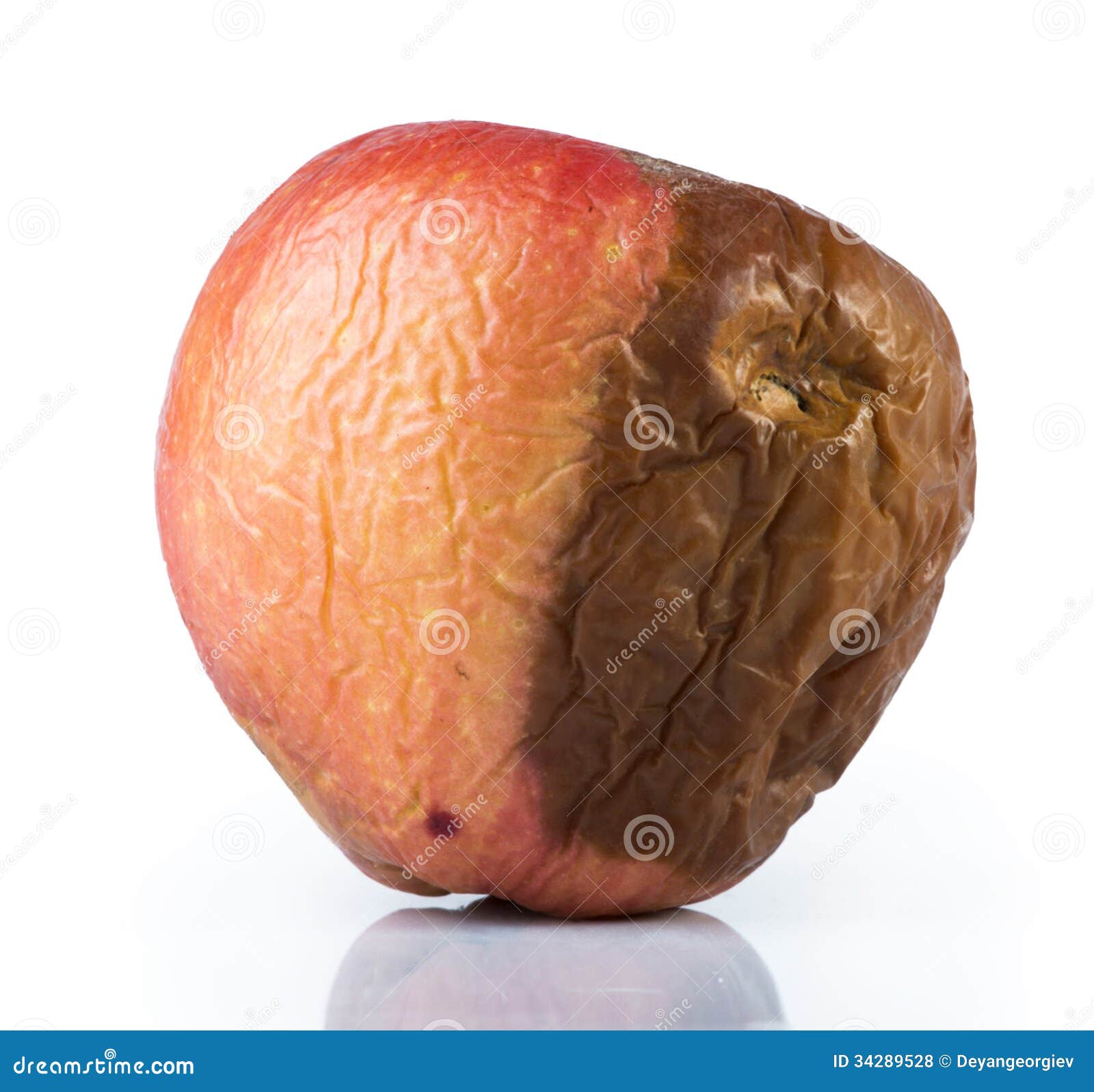 Rotten apple stock photo. Image of decay, background - 34289528