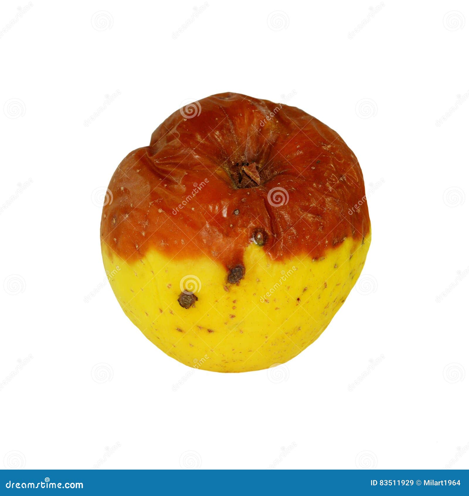 Rotten apple stock image. Image of cuisine, health, fruit - 83511929