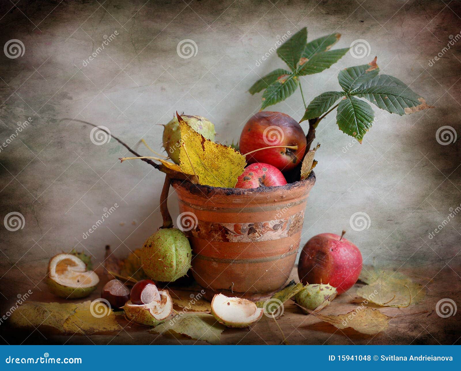 Rotten Apples As Discarded Garbage Lie On The Ground. Bad Apple And ...