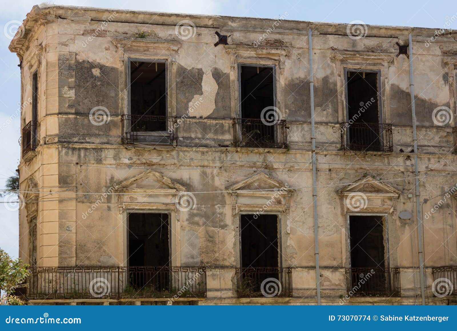 Rotten building stock photo. Image of flaking, architecture - 73070774