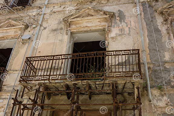 Rotten building stock image. Image of flaking, brick - 73070933