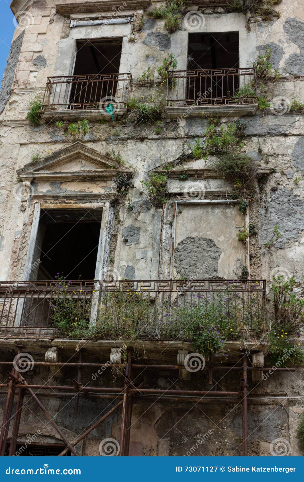 Rotten building stock image. Image of cladding, brown - 73071127