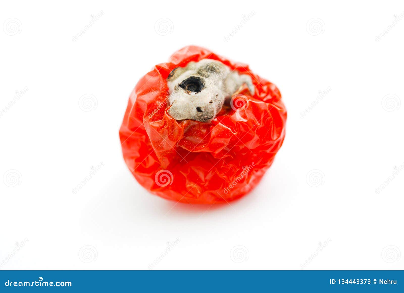 Rotten Red Cherry Tomato On Whote Background Royalty-Free Stock Image ...