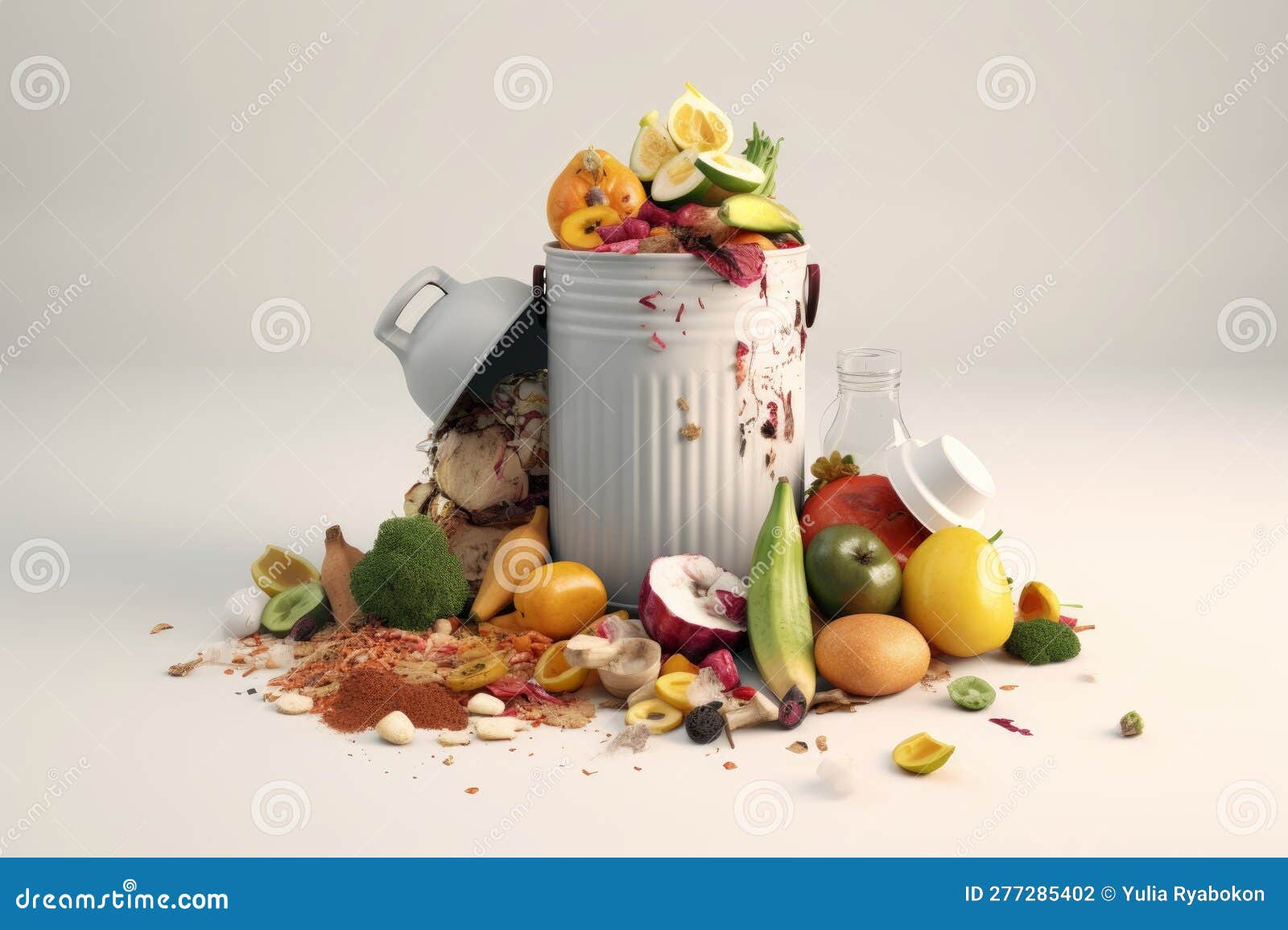 Rotten food. Generate Ai stock illustration. Illustration of moldy ...