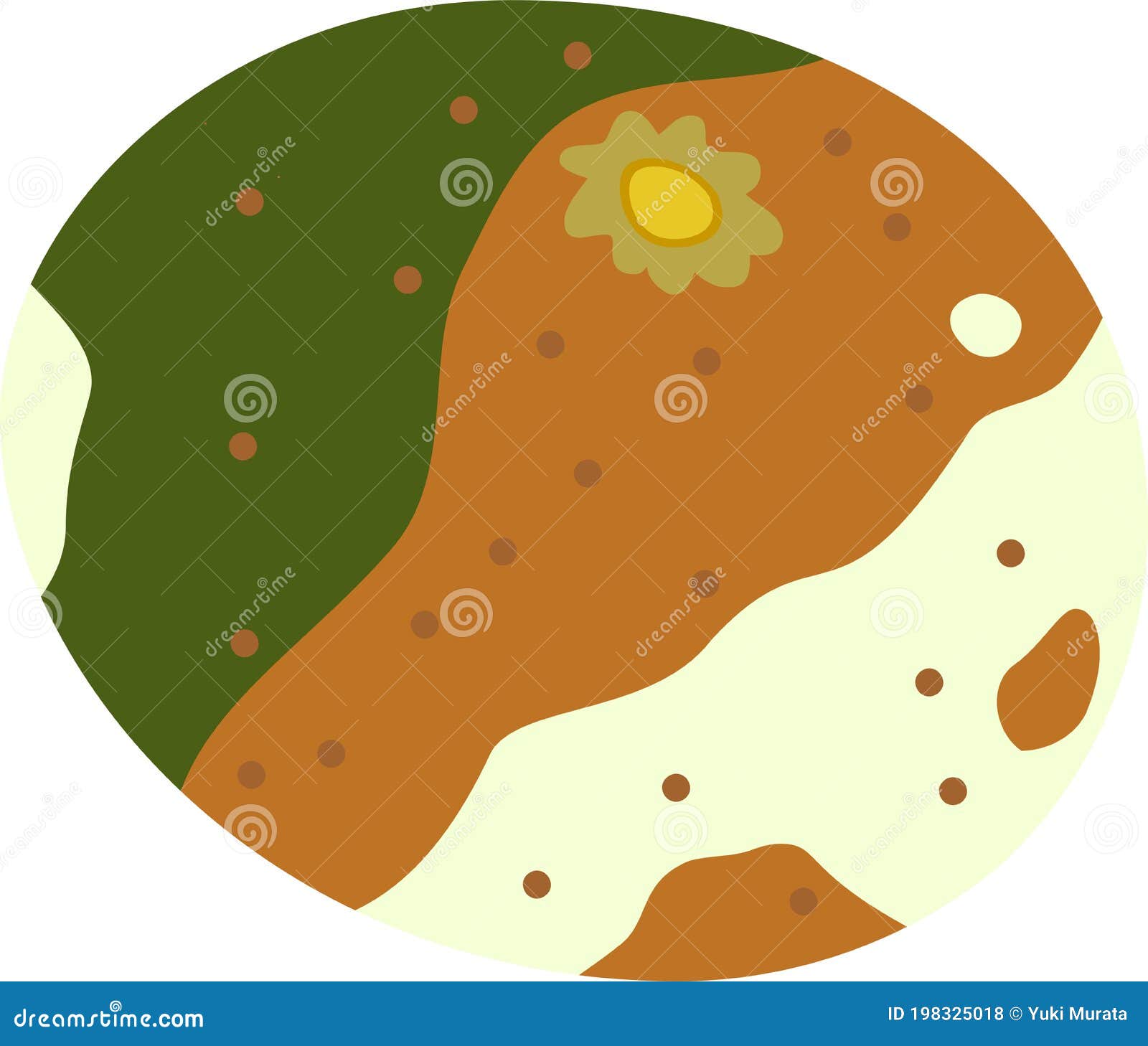 Rotten Fruits With Stinky Rot Covered The Skin Vector Set ...