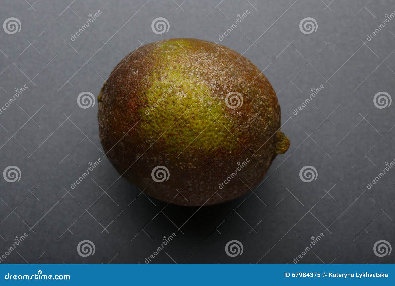 Rotten Lime on Grey Background, Close Up Stock Image - Image of grey ...