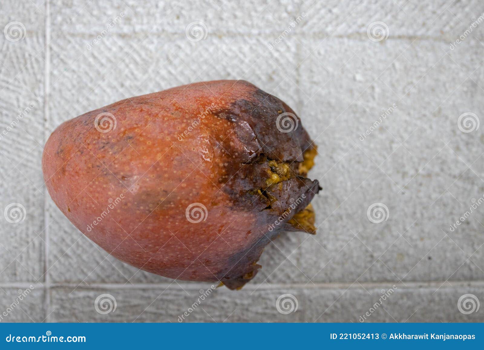 Rotten Mango after Harvesting and Transportation Stock Image - Image of ...