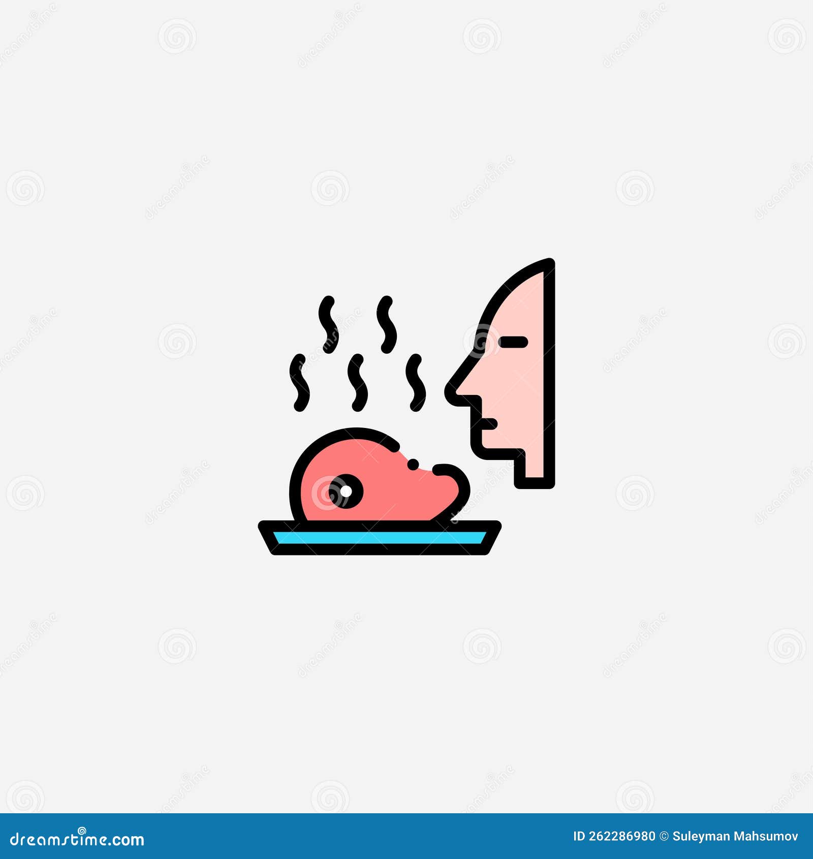 Rotten Meat. Stinky Food. Maggot Worms Cartoon Vector | CartoonDealer ...