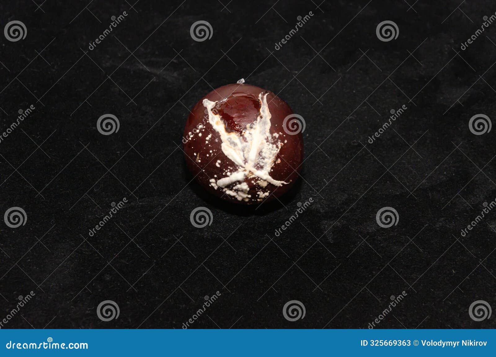 A Red Rotten Moldy Tomato In A Supermarket Trolley. The Concept Of ...