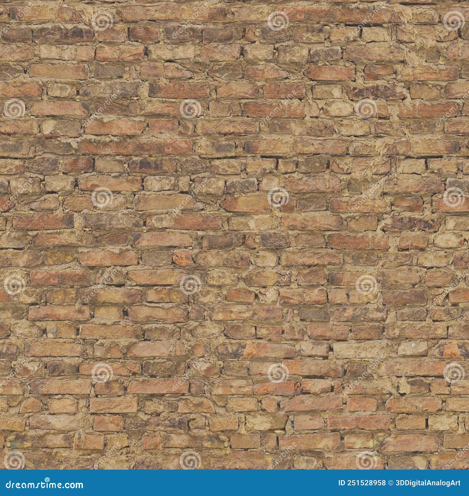 Rotten Old Brick Texture - Worn Brick Texture Pattern Stock Photo ...