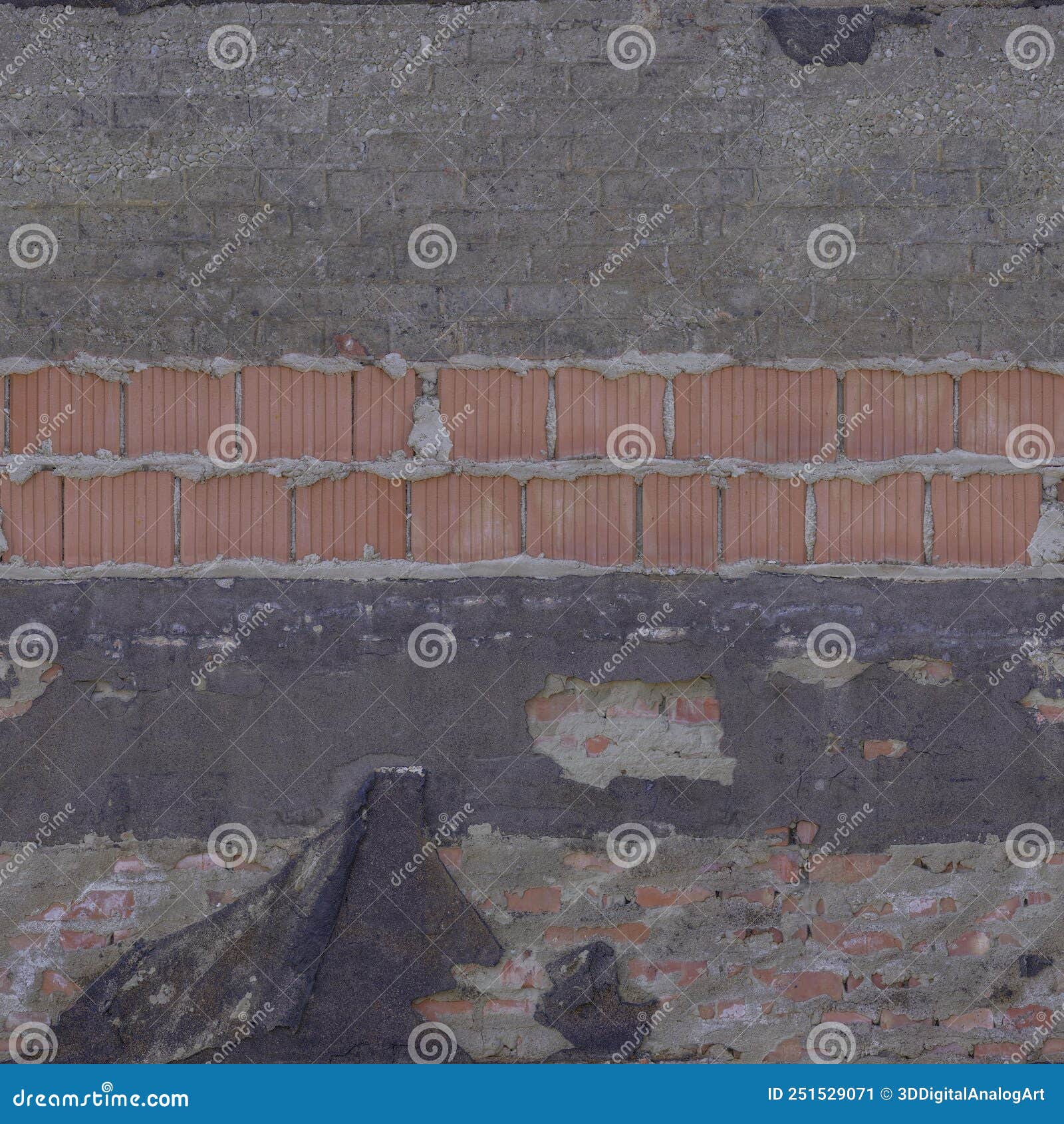 Rotten Old Brick Texture - Worn Brick Texture Pattern Stock Image ...