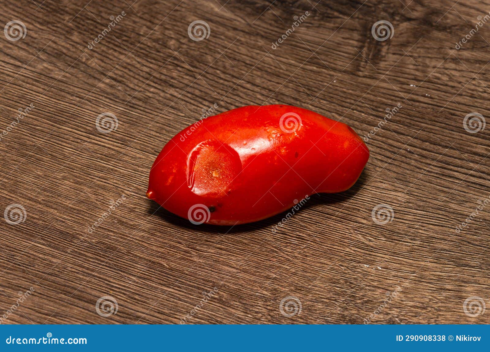 Rotten Spoiled Tomato on the Table Stock Photo - Image of infection ...