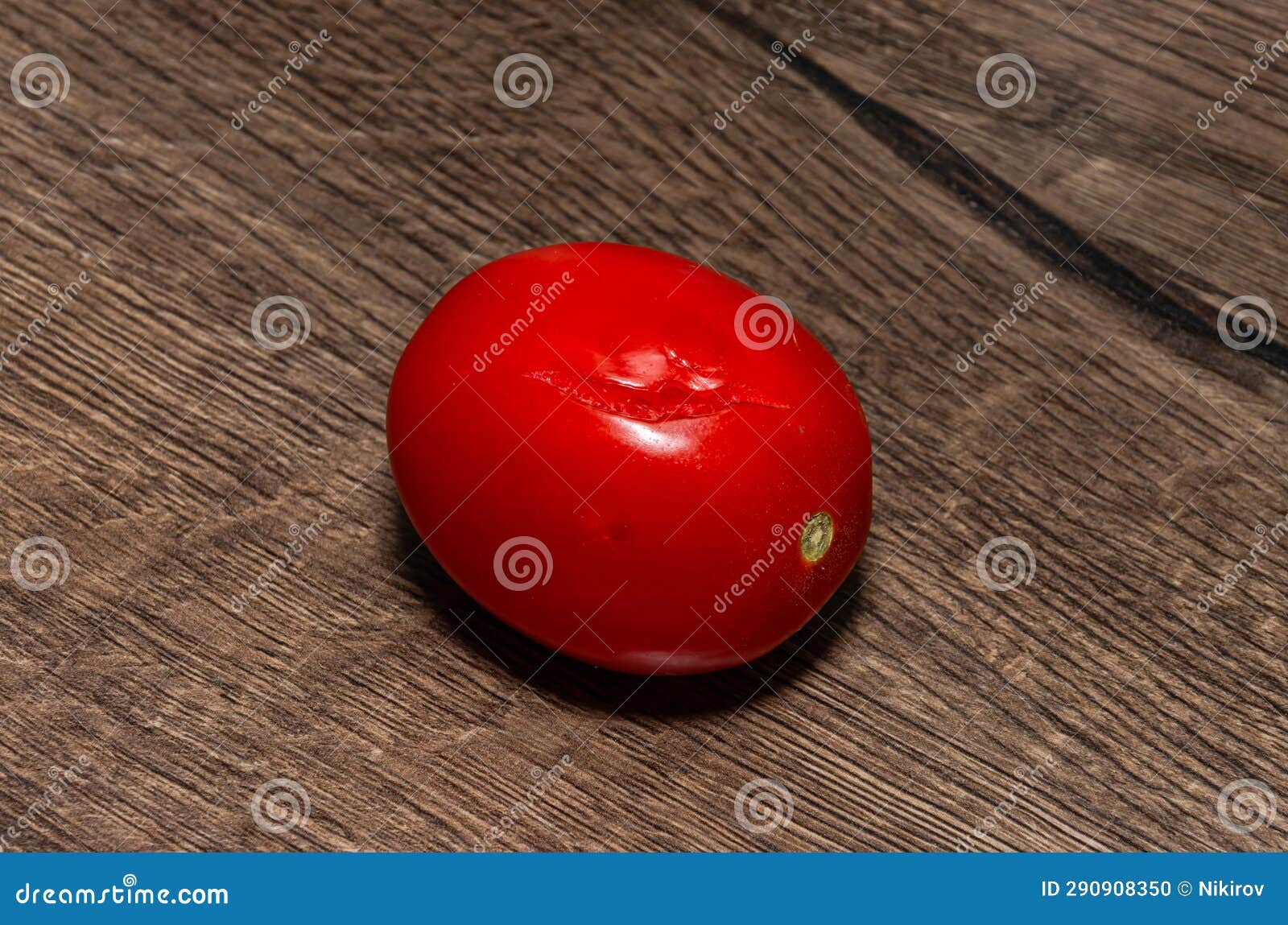 Rotten Spoiled Tomato on the Table Stock Photo - Image of dessert ...