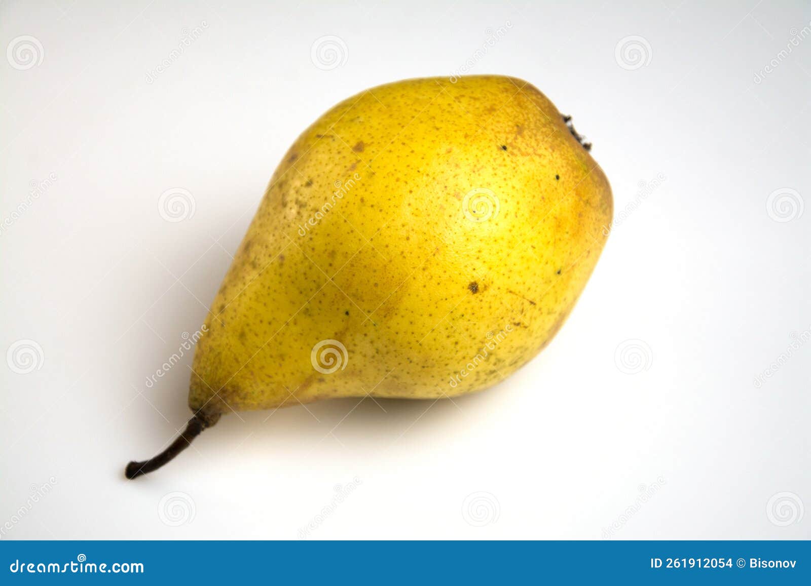 Rotten Yellow Pears Isolated on a White Stock Photo - Image of yellow ...