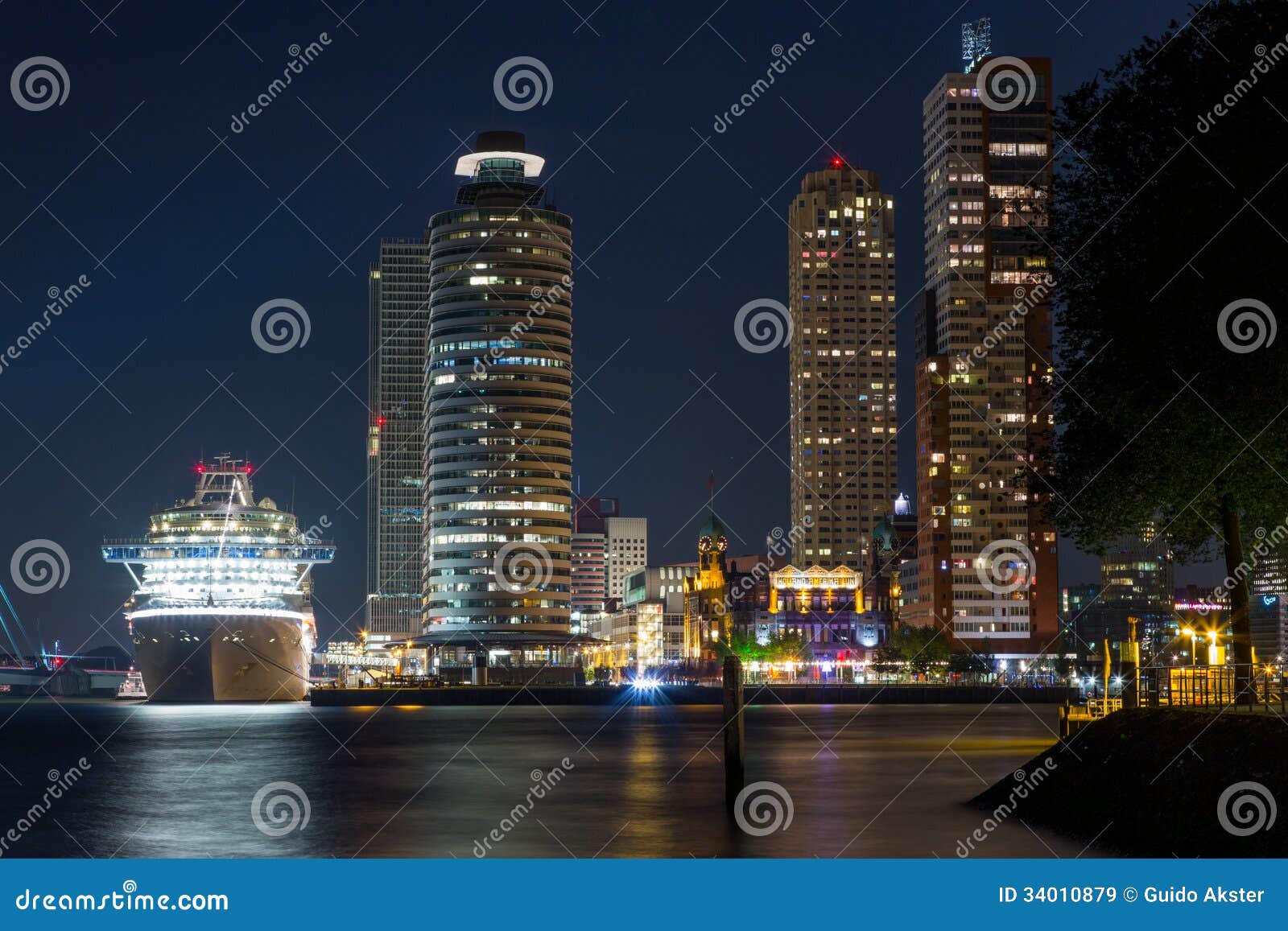 Rotterdam City centre stock image. Image of terminal - 34010879
