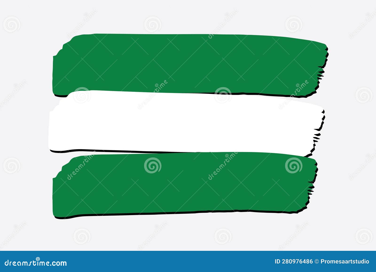 Rotterdam City Flag with Colored Hand Drawn Lines in Vector Format ...