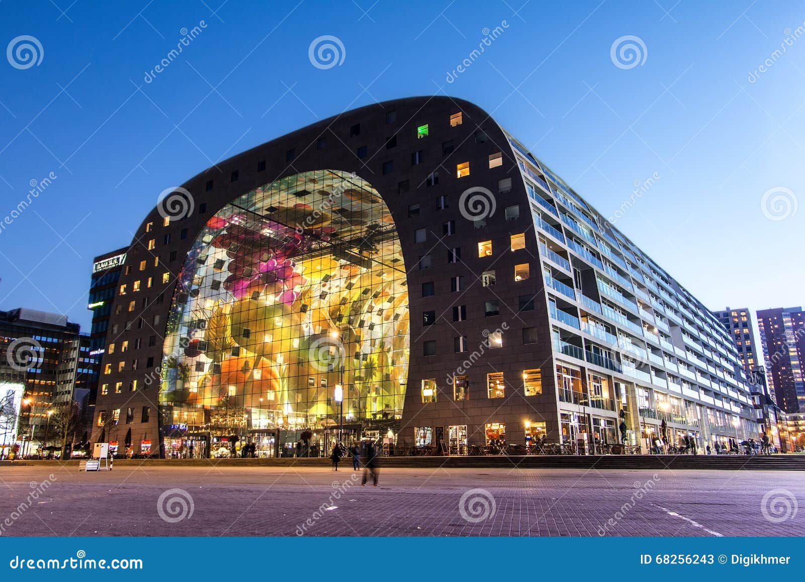 Rotterdam-Markt Hall redaktionelles stockfoto. Bild von holländisch ...