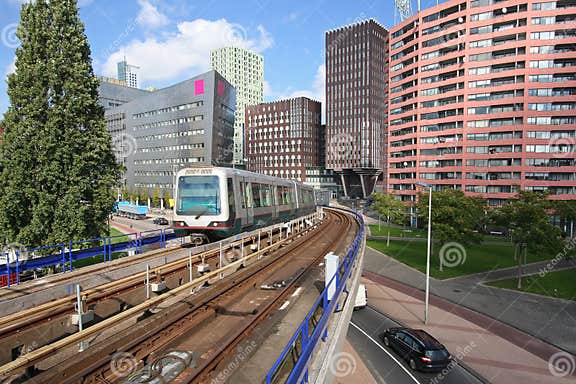 Rotterdam Metro Station stock image. Image of netherlands - 16858533