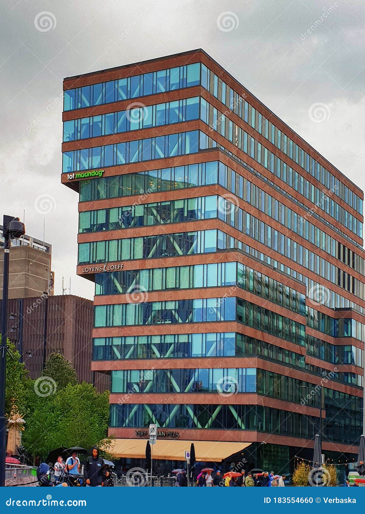 Modern Office Building at Blaak 31 in Rotterdam Editorial Image - Image ...