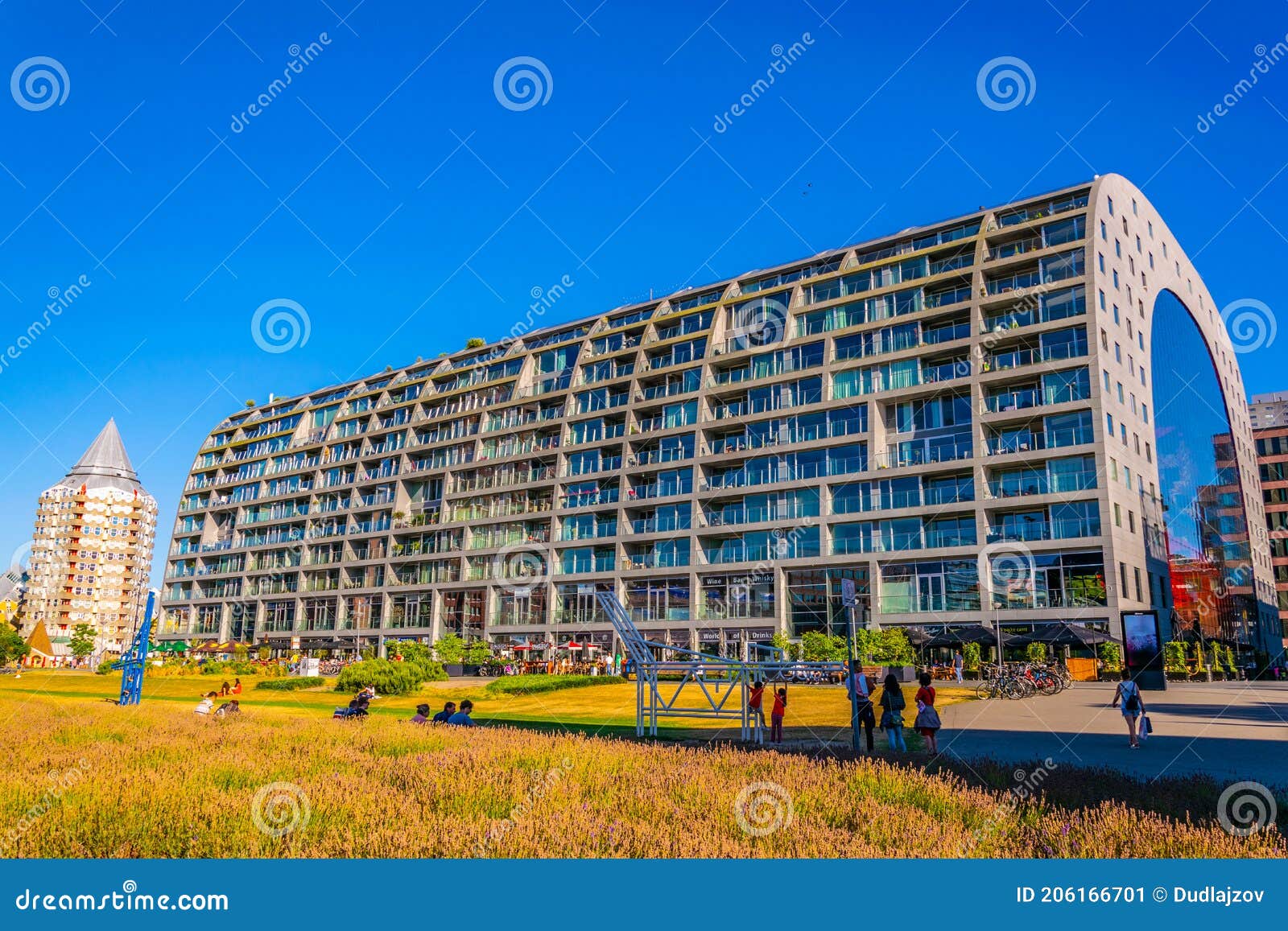 ROTTERDAM, NETHERLANDS, AUGUST 5, 2018: View of the Central Library ...