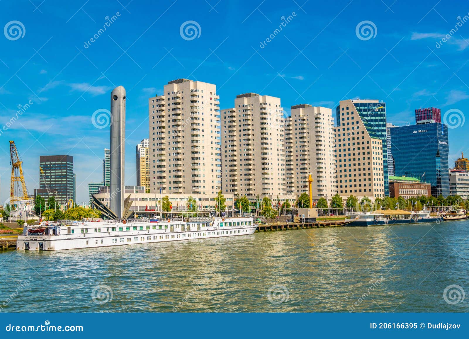 ROTTERDAM, NETHERLANDS, AUGUST 6, 2018: View of De Boeg Memorial in ...