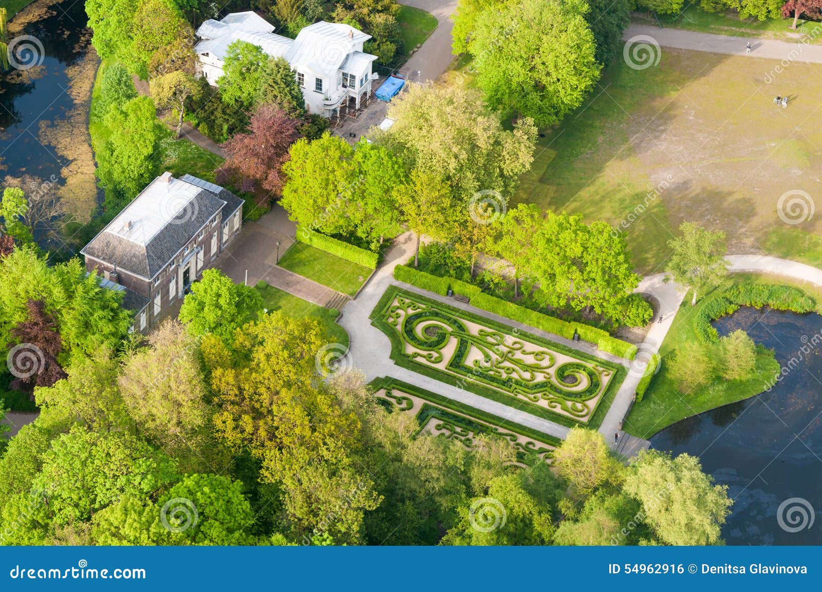 ROTTERDAM, NETHERLANDS Het Park from the Euromast Tower Stock Photo ...