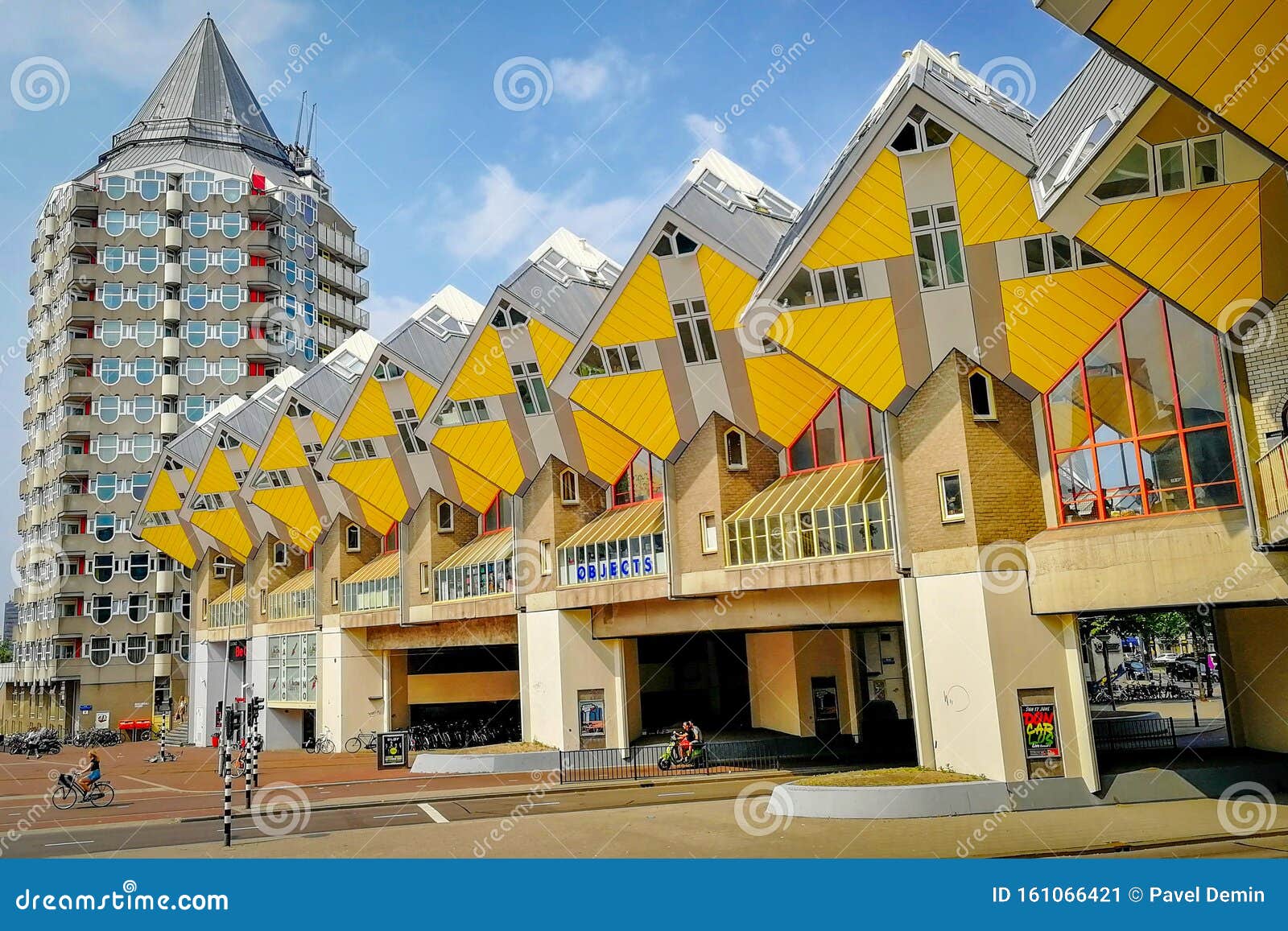 The Cubic Houses in Rotterdam, Netherlands Editorial Photo - Image of ...