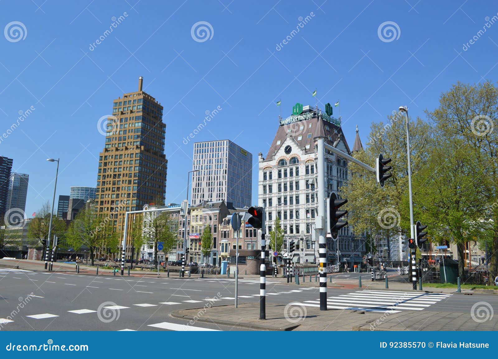 Rotterdam in Netherlands editorial image. Image of rotterdam - 92385570