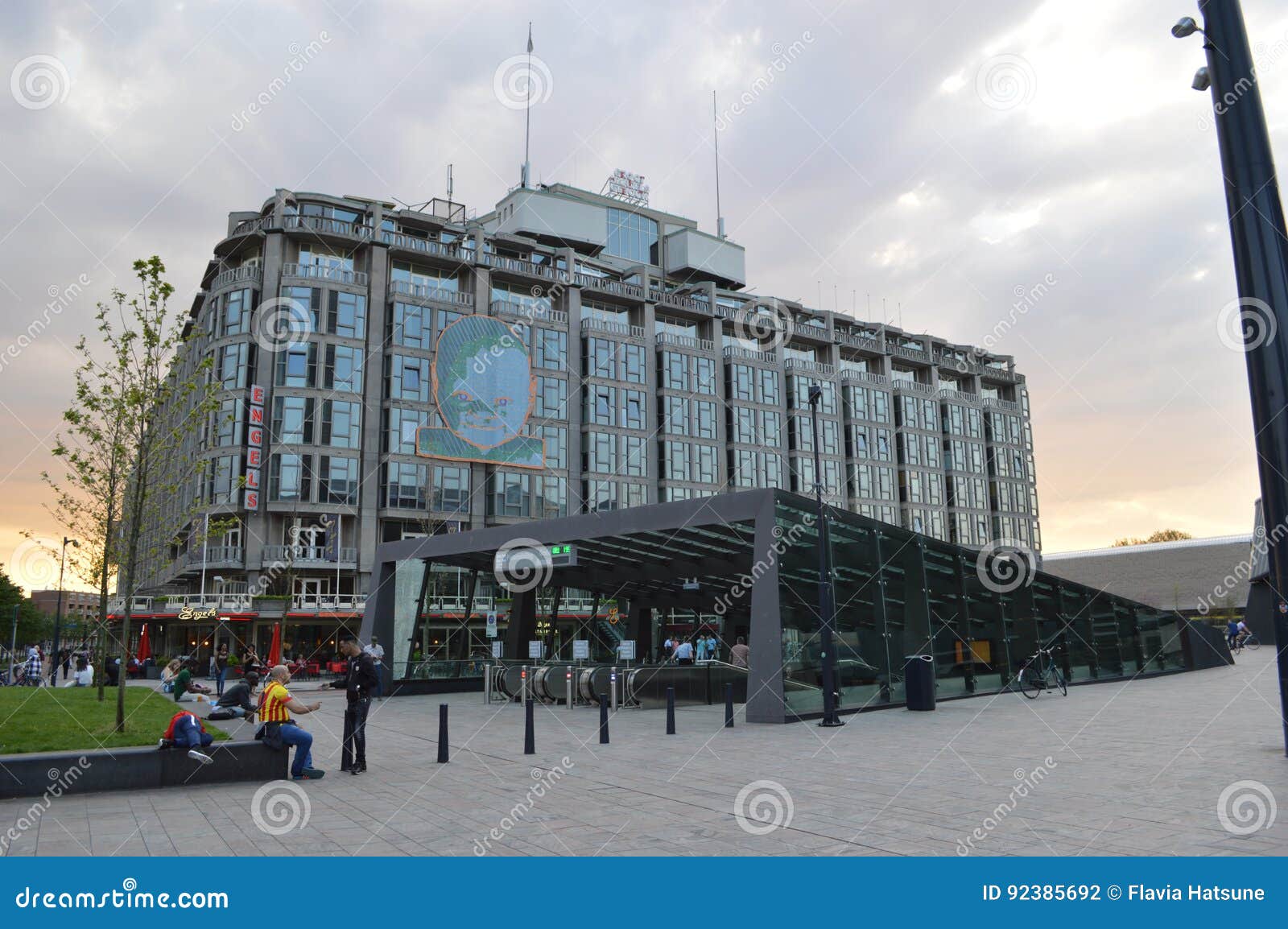 Rotterdam in Netherlands editorial photography. Image of modern - 92385692